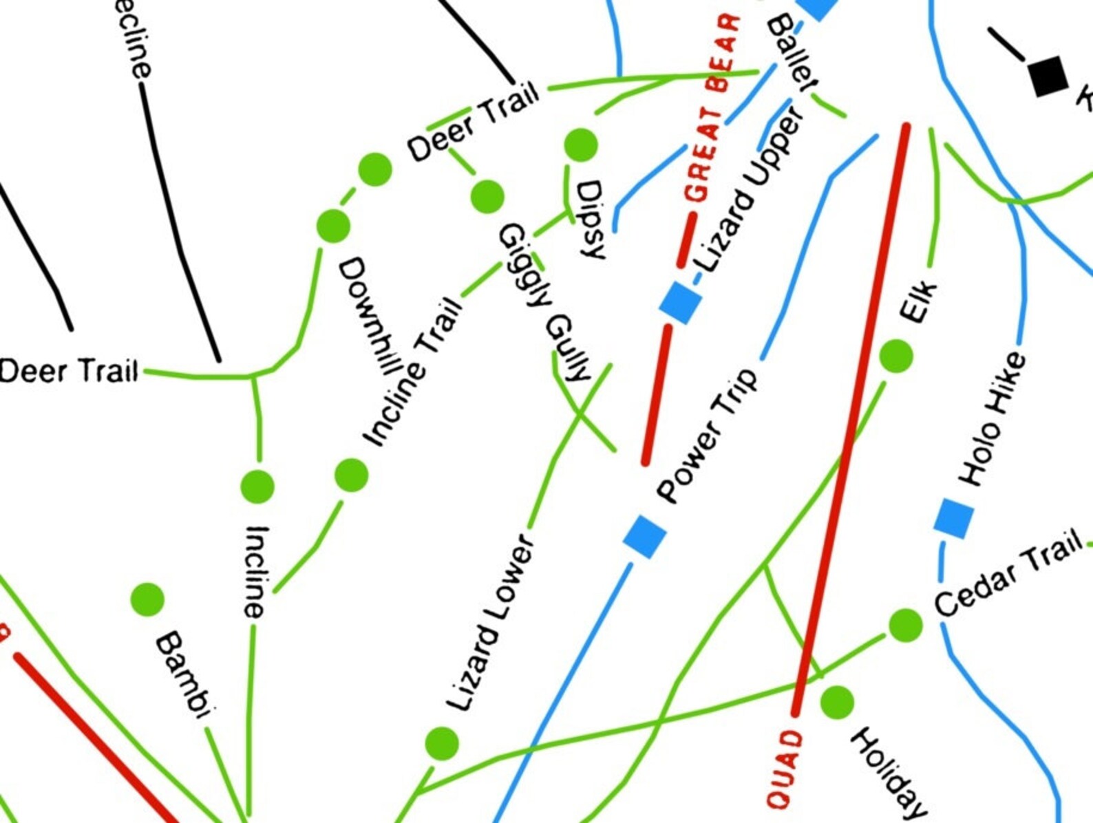 Fernie Ski Map Art Fernie British Columbia Fernie Trail Map | Etsy