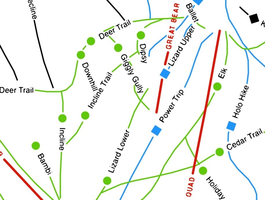 Fernie Ski Map Art Fernie British Columbia Fernie Trail Map - Etsy Canada