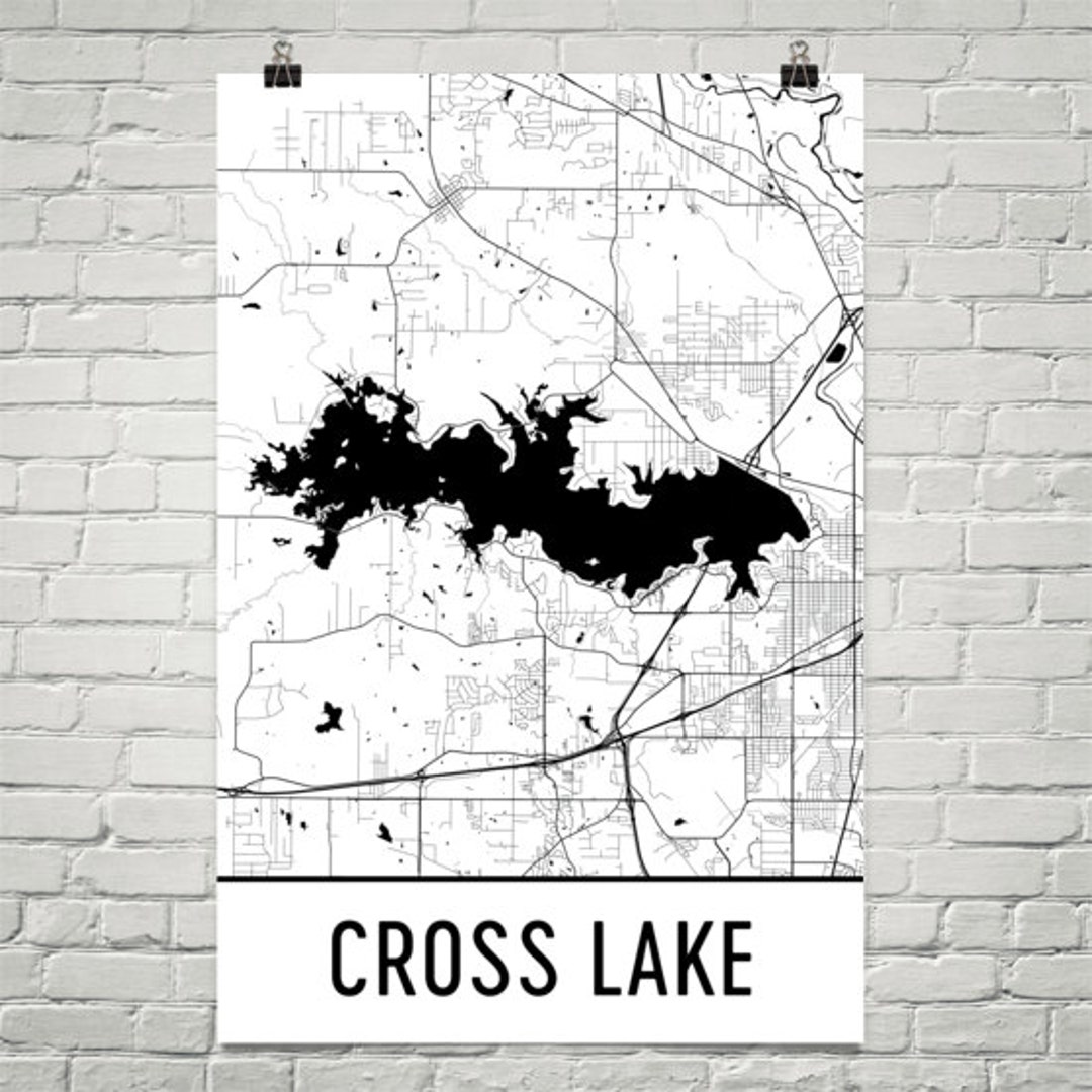 Cross Lake Louisiana, Cross Lake LA, Cross Lake Map, Louisiana Map ...