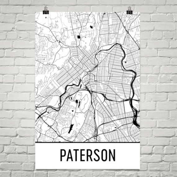 Paterson New Jersey Map