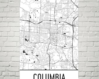 Columbia Mo Poster | Etsy