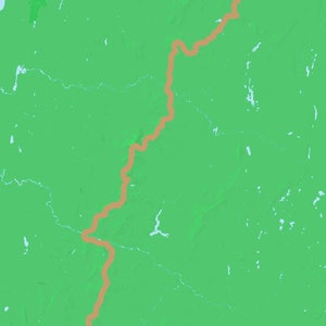 The Long Trail Map, the Long Trail Vermont Print, Vermont Trail Sign ...