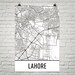 Lahore Map Lahore Art Lahore Print Lahore Pakistan Poster - Etsy