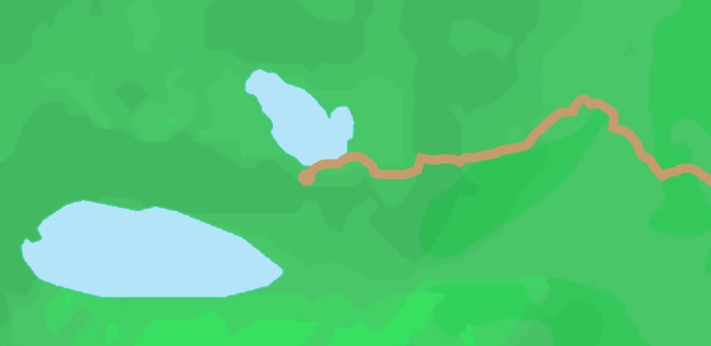 Fitz Roy Trek Map Mount Fitz Roy Print Patagonia Argentina - Etsy