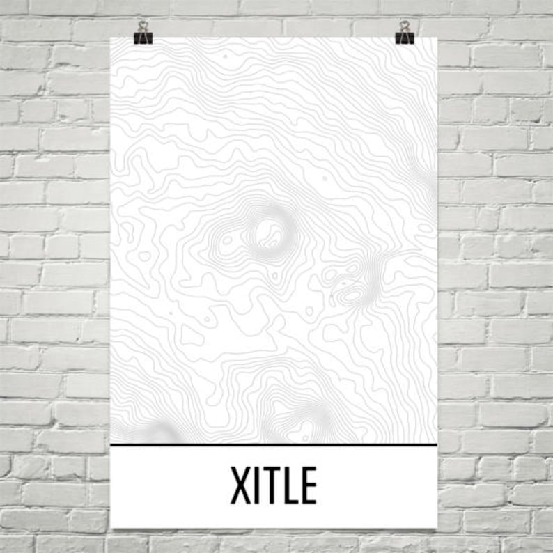 Xitle Volcano Print Mexico City Mexico Poster Mexico - Etsy