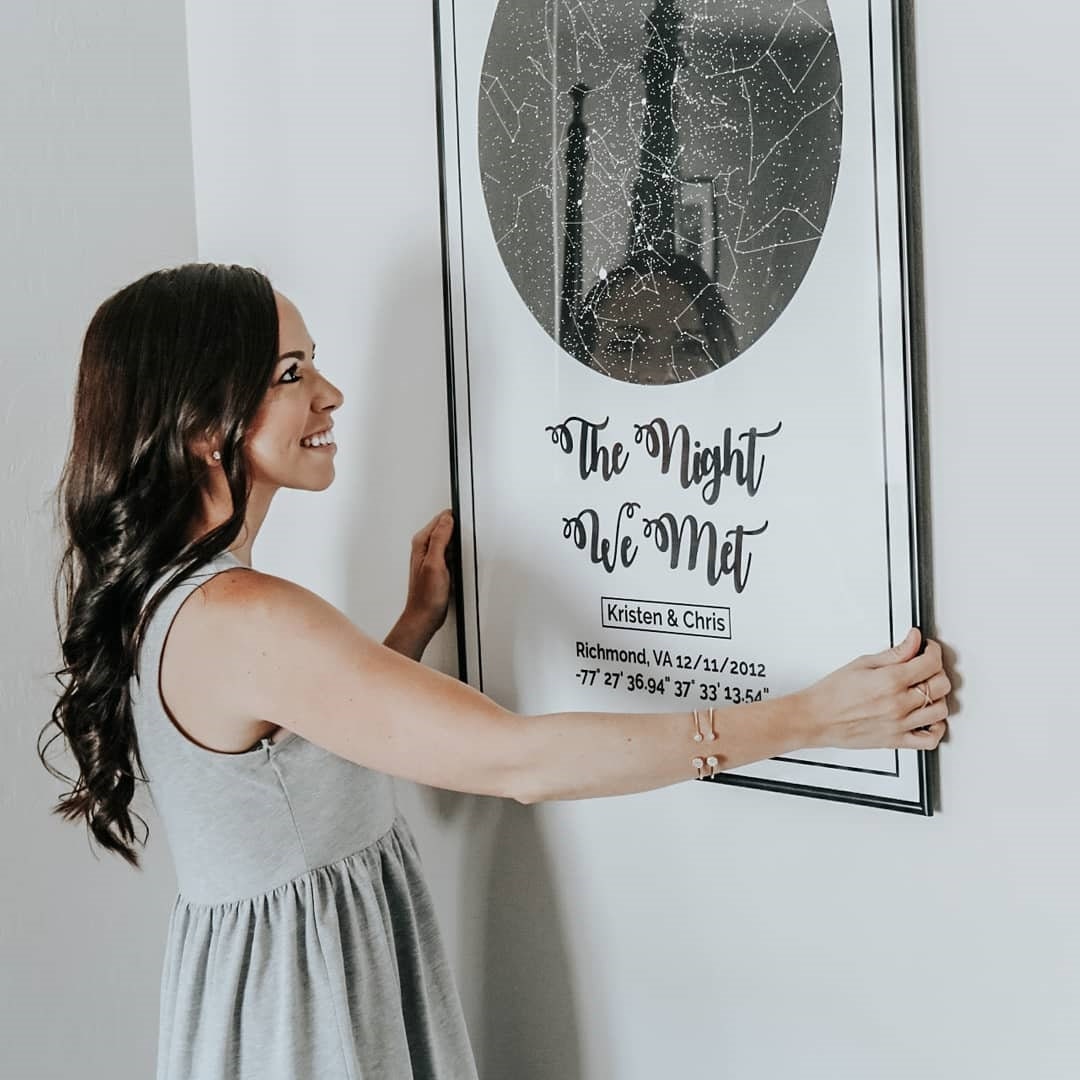 Custom Star Map, Custom Night Sky, Custom Gift, Custom Printed Poster ...