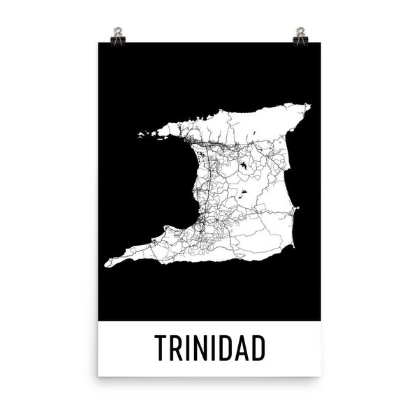 Trinidad Map Poster - Etsy