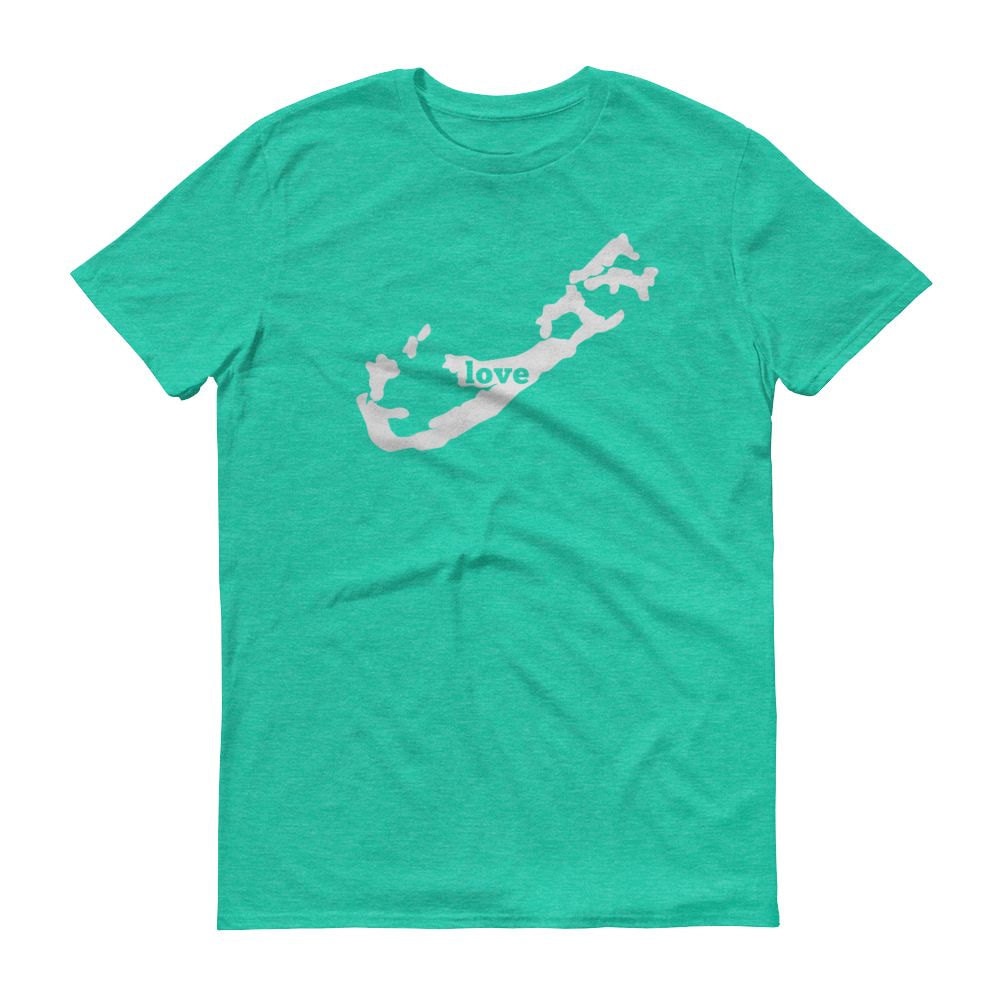 Bermuda Map T-shirt: Island Love Souvenir Tee - Etsy
