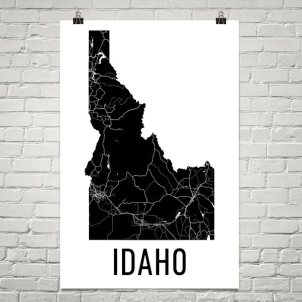 Idaho Poster - Etsy
