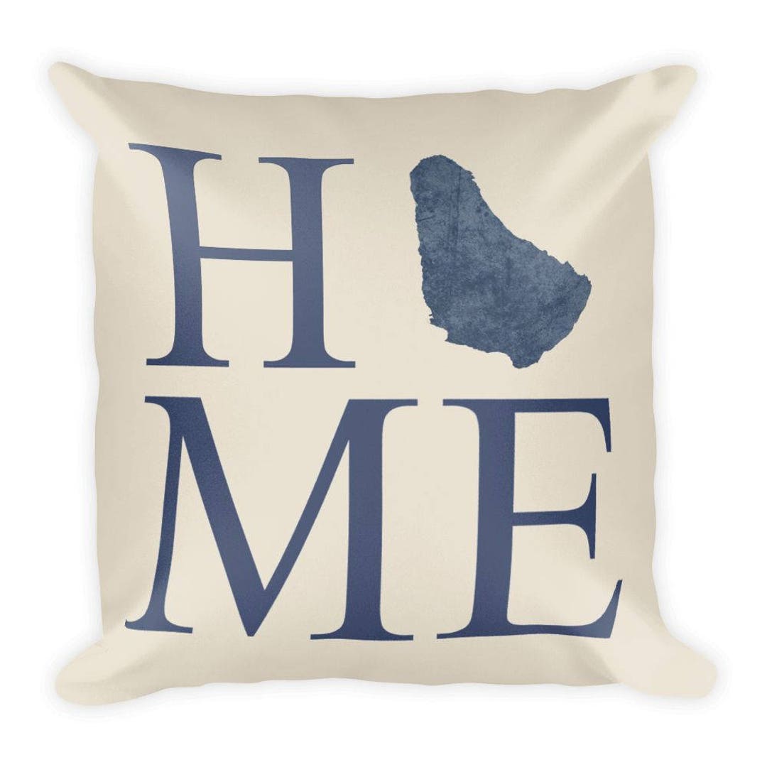 Barbados Map Pillow, Island Home Decor, Throw Cushion - Etsy