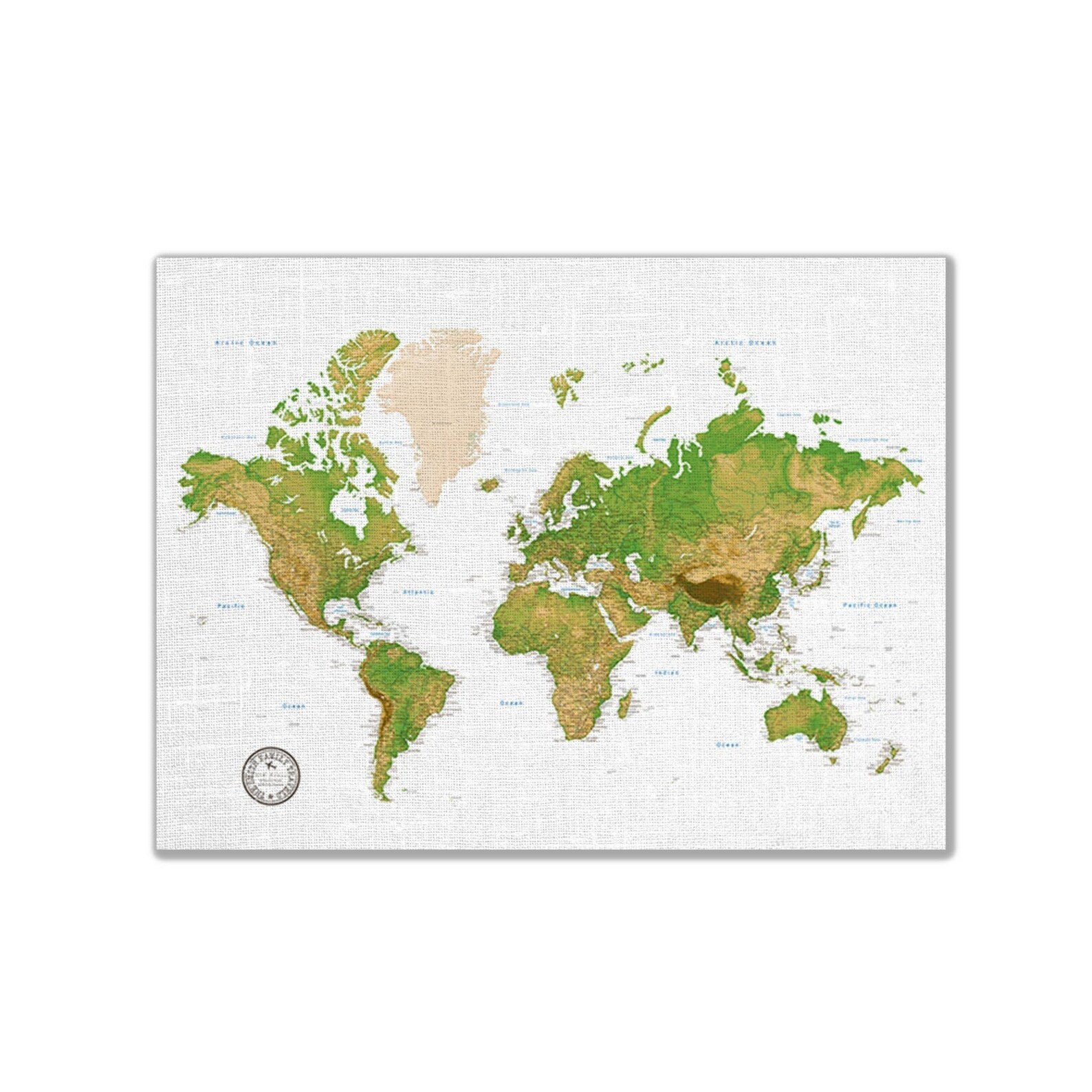 Personalized Framed World Map World Map Wall Map to Show - Etsy