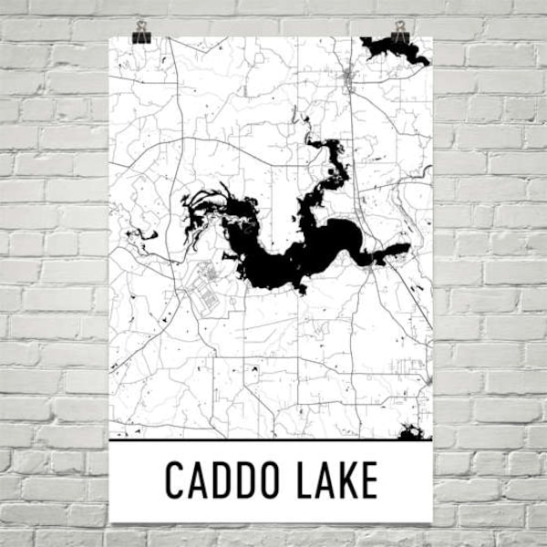 Caddo Lake Map - Etsy