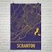 Scranton Map Scranton Art Scranton Print Scranton PA - Etsy