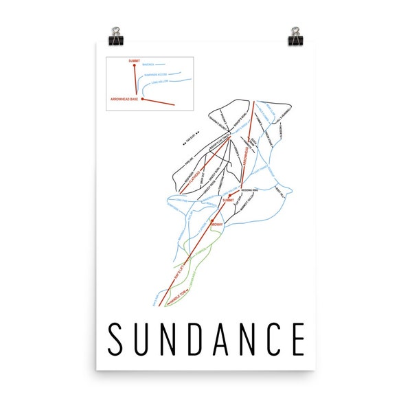 Sundance on a Map - Etsy