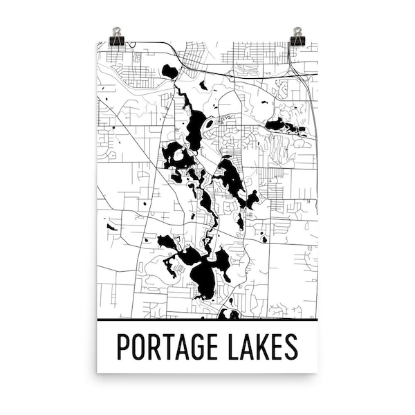 Portage Lakes Svg - Etsy
