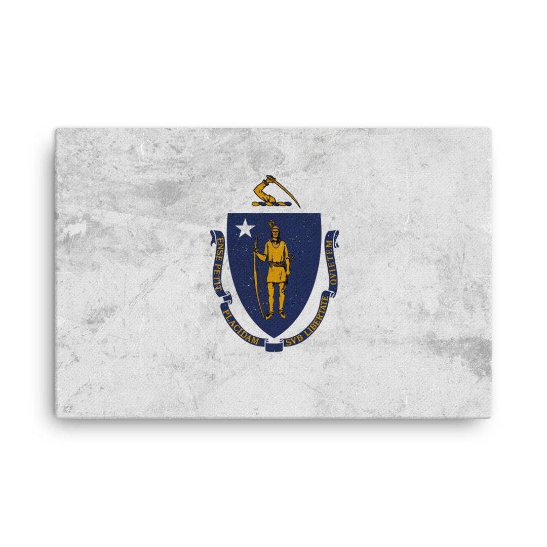 Massachusetts Flag, Massachusetts Flag Art, Massachusetts State ...
