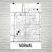 Normal Map, Normal Art, Normal Print, Normal IL Poster, Normal Wall Art ...