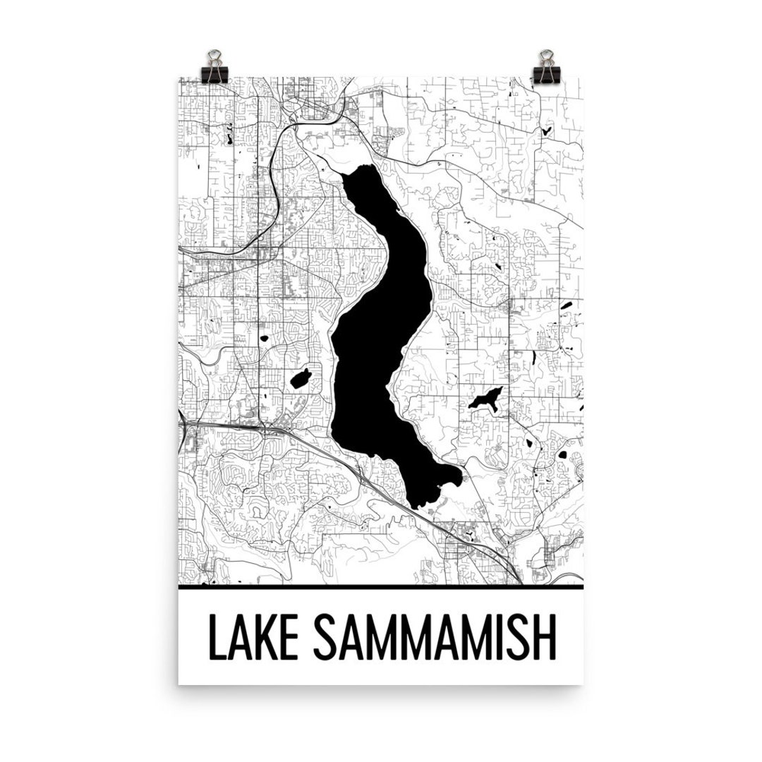 Lake Sammamish Washington, Lake Sammamish WA, Washington Map ...