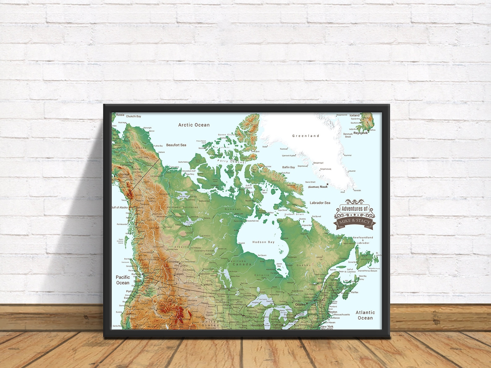 Canada Map With Pins Push Pin Travel Map for Canada Map of | Etsy