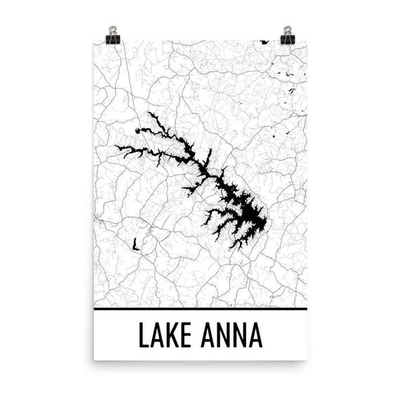 Map Of Lakes In Virginia
