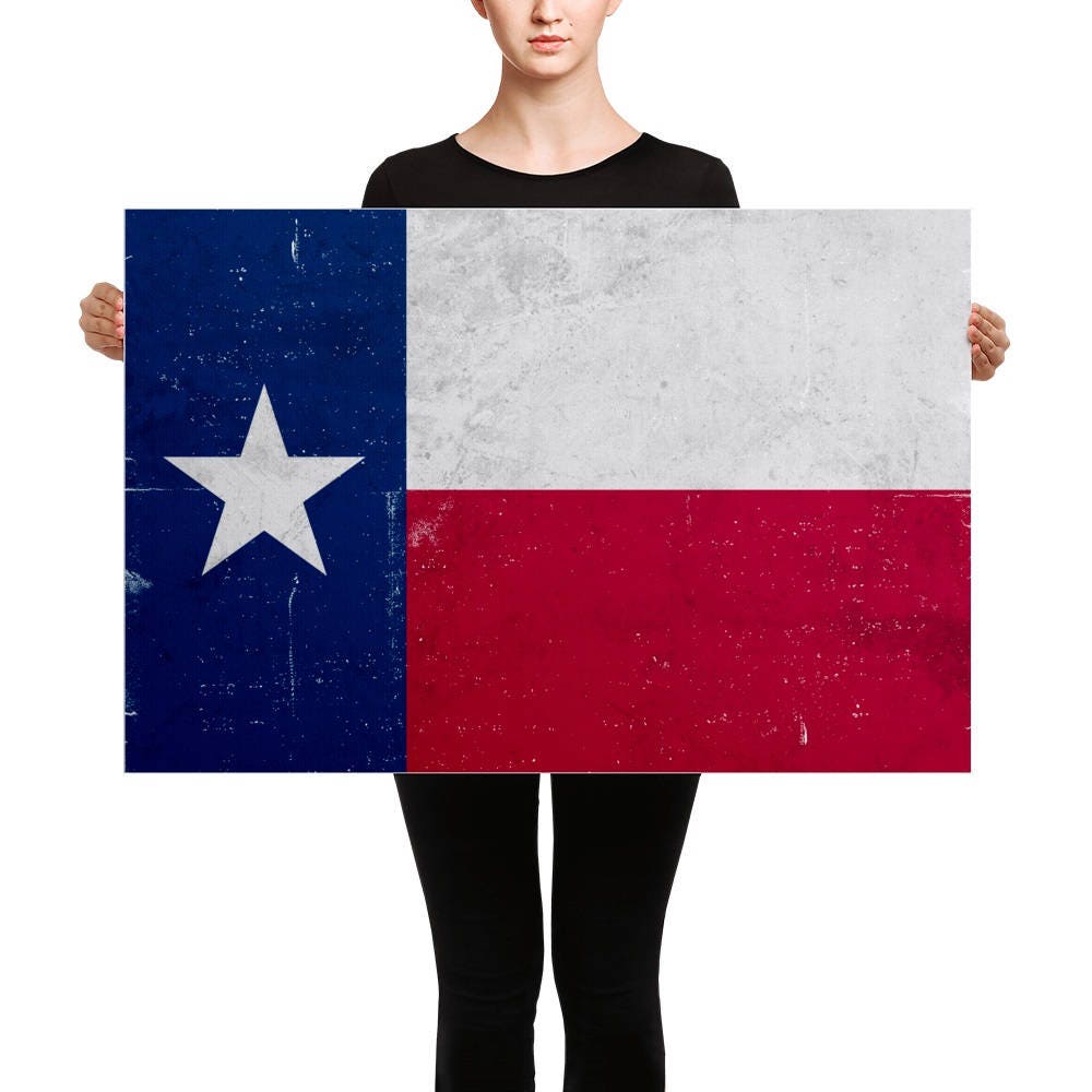 Texas Flag Texas Flag Art Texas State Texas Flag Wall Art - Etsy