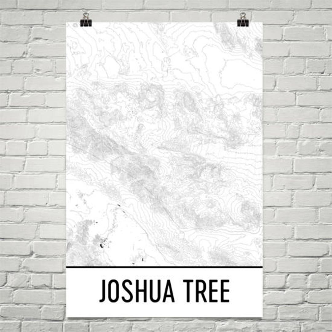 Joshua Tree National Park Print, Joshua Tree California Poster, Death ...
