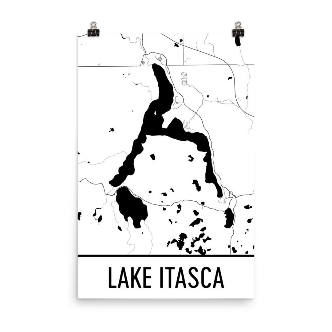 Lake Itasca Minnesota, Lake Itasca MN, Minnesota Art, Minnesota Decor ...