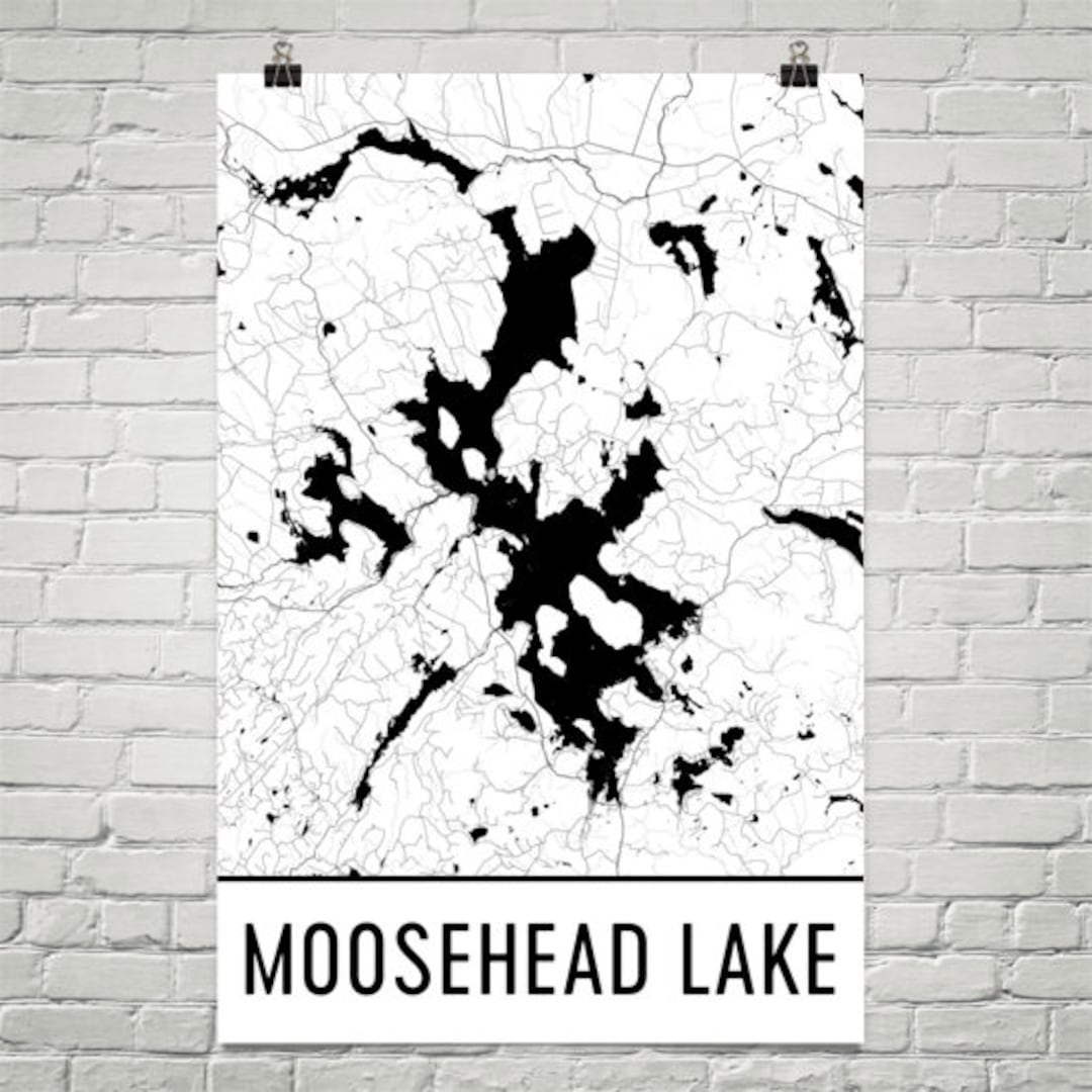Moosehead Lake Maine, Moosehead Lake ME, Moosehead Lake Map, Maine Map ...