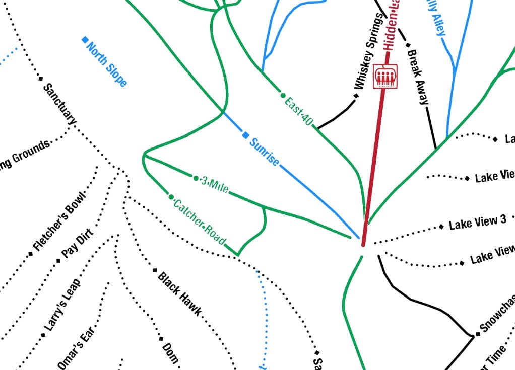 Powder Mountain Ski Map Art, Powder Mountain Utah, Powder Mountain ...