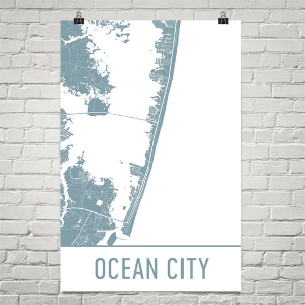 Ocean City Wall Art - Etsy