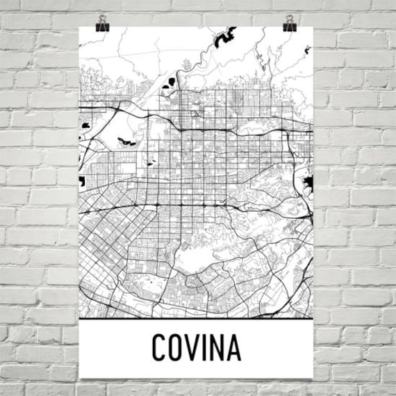 Covina California Map