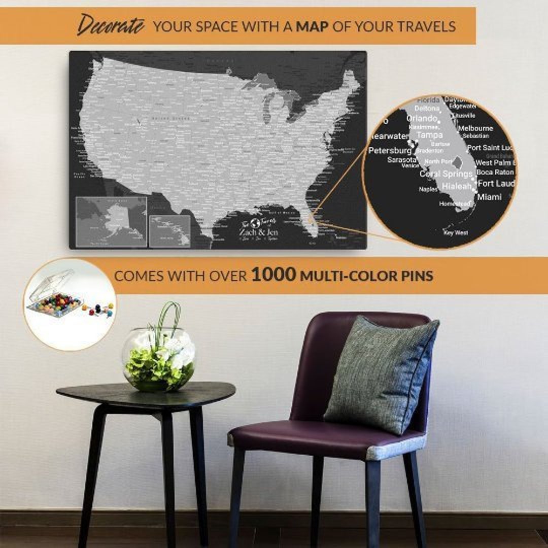 Marking Maps US Map, Marking Map for United States, Marking Time Map ...