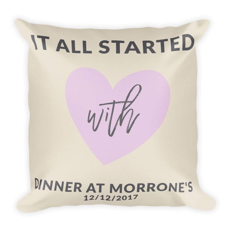 1st Anniversary Gift Custom Wedding Gift First Date Memory - Etsy