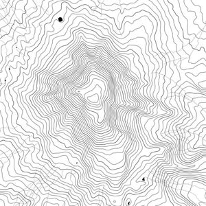 Mount Adams Print, Mt. Adams Washington Poster, Adams Topographic Map ...