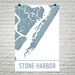Stone Harbor Map, Stone Harbor Art, Stone Harbor Print, Stone Harbor NJ ...