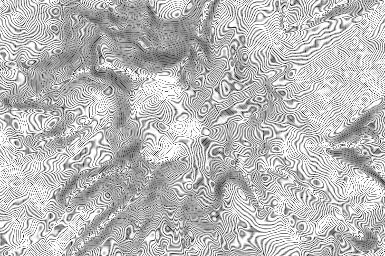 Mount Rainier Print, Mt. Rainier Washington Poster, Rainier Topographic ...