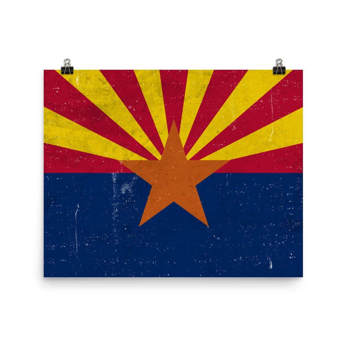Arizona Flag Arizona Flag Art Arizona State Arizona Flag - Etsy