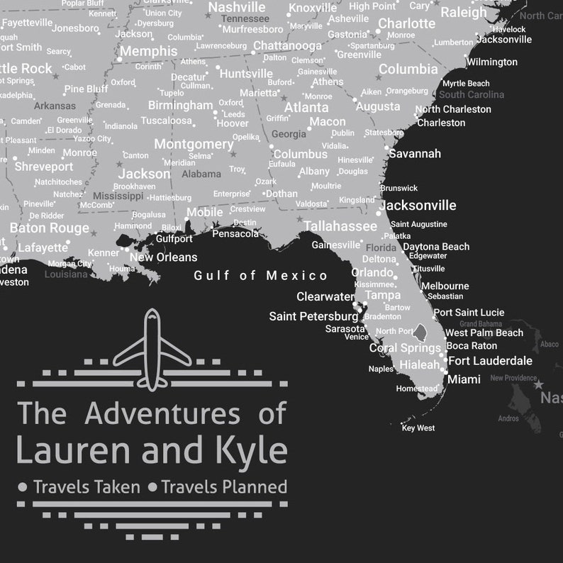 Marking Maps US Map Marking Map for United States Marking - Etsy