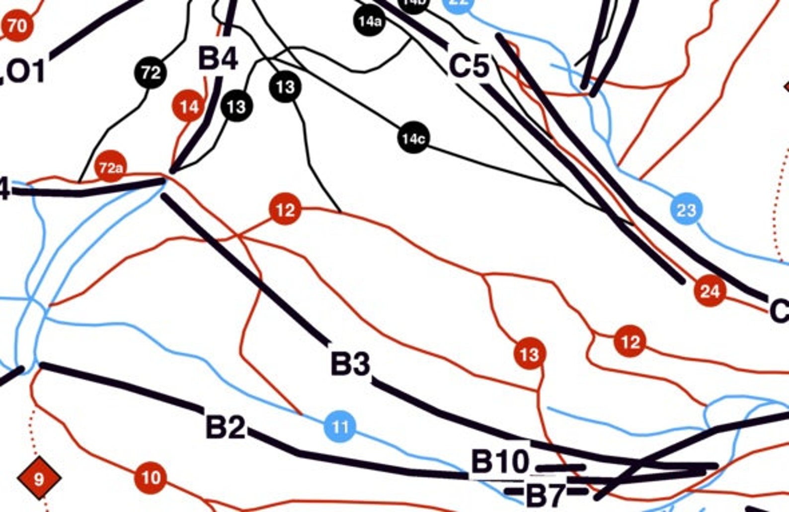 Ischgl Ski Map Art Ischgl Austria Ischgl Trail Map Ischgl | Etsy