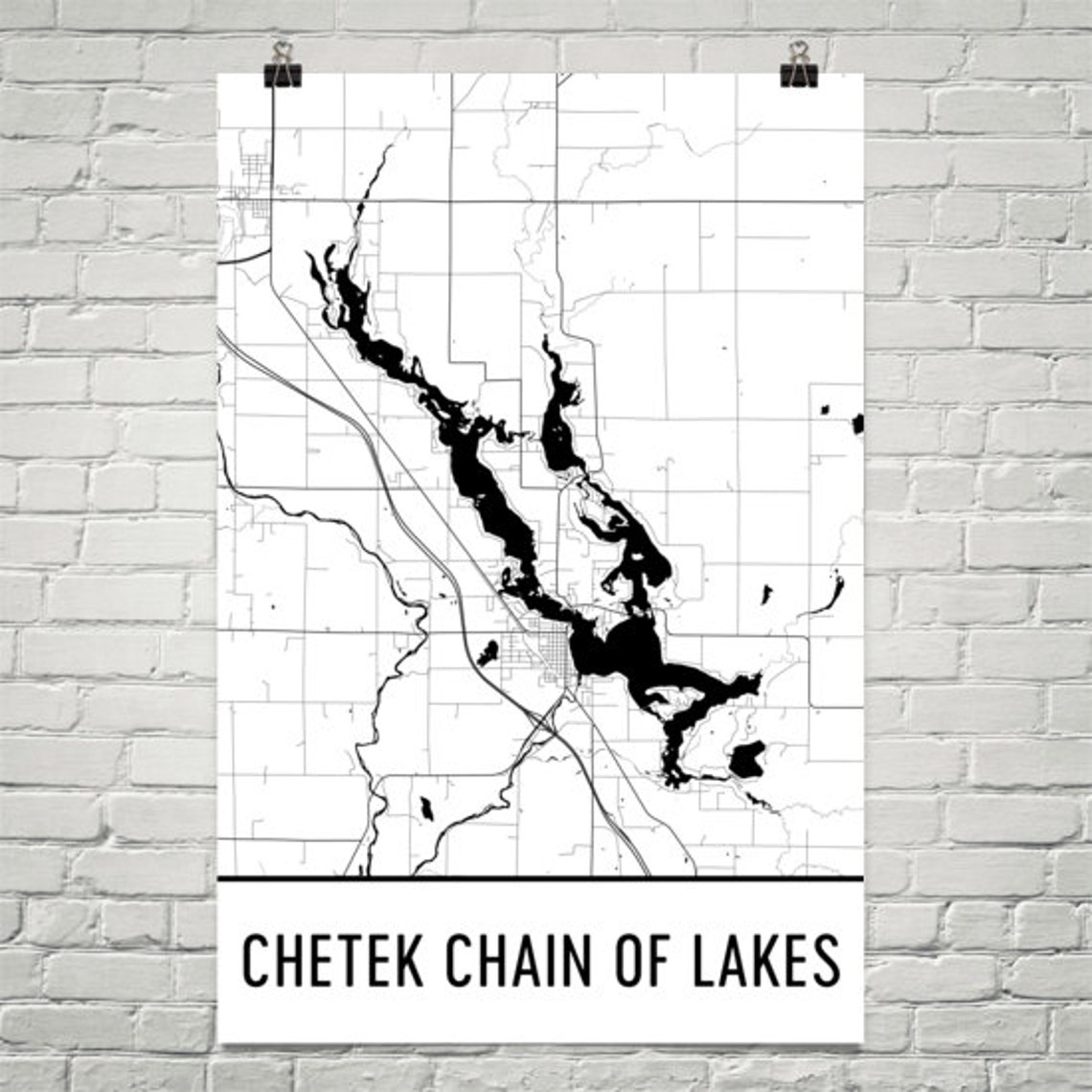 Chetek Chain of Lakes Wisconsin Chetek Lake WI Chetek Lakes - Etsy
