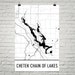 Chetek Chain of Lakes Wisconsin, Chetek Lake WI, Chetek Lakes Map ...