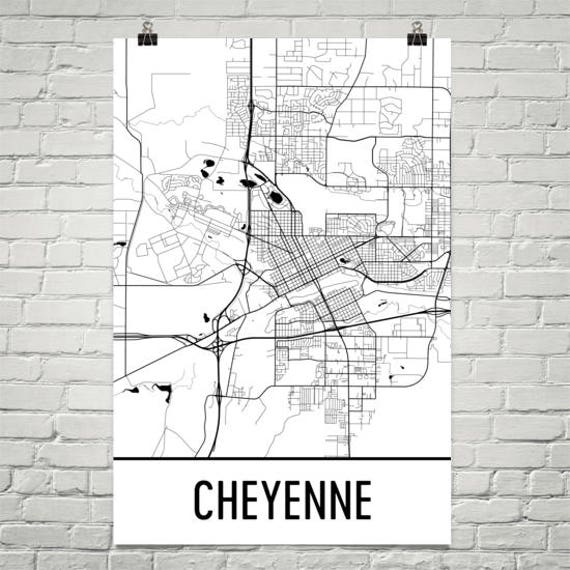 Cheyenne Usa Map