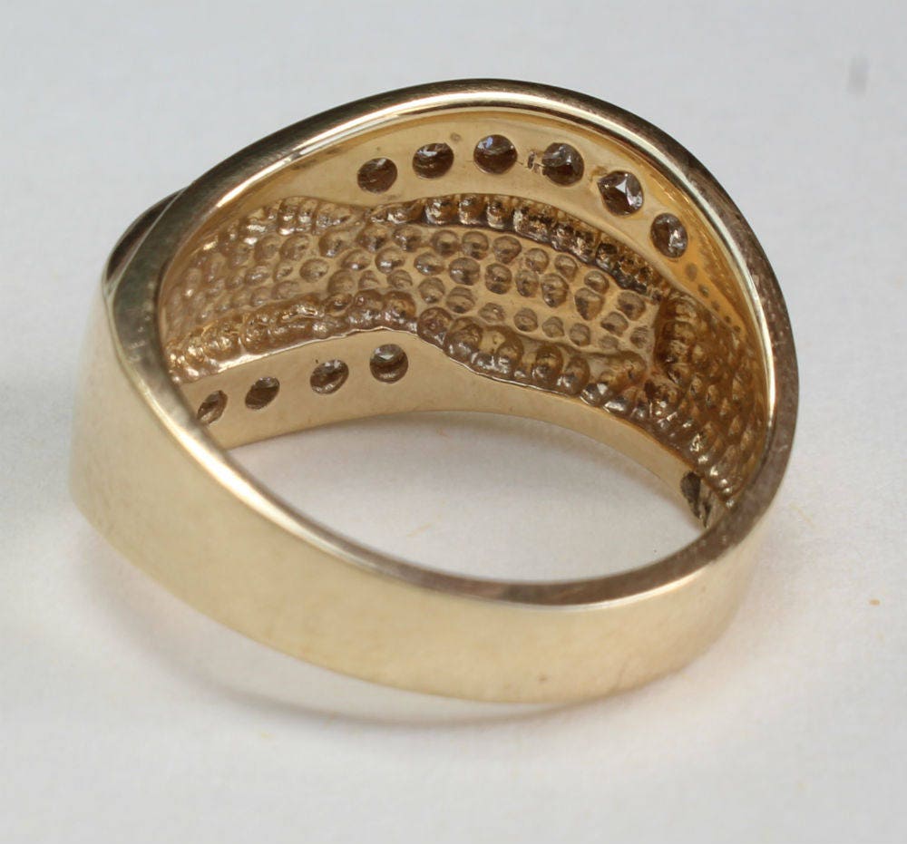 Australian Opal Diamond Inlay Inlaid Ring 14k Gold - Etsy