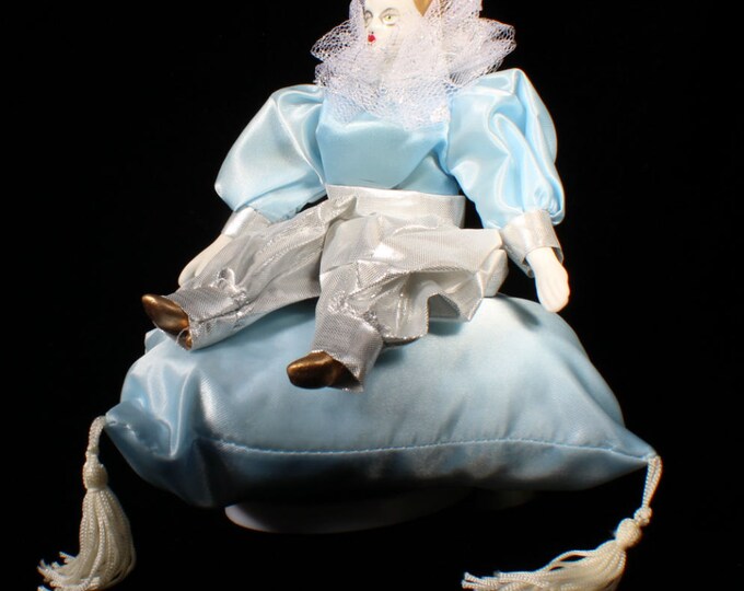 Music Box Wind up Musical Harlequin Jester Clown Porcelain - Etsy
