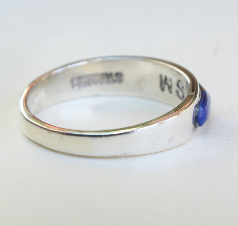 Sterling Silver Inlay Inlaid Native American Indian Navajo | Etsy