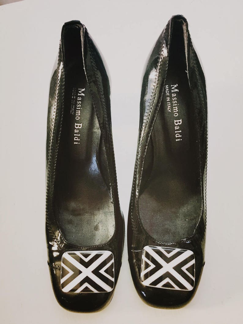 Vintage Inspired Black Massimo Baldi Shoes - Etsy