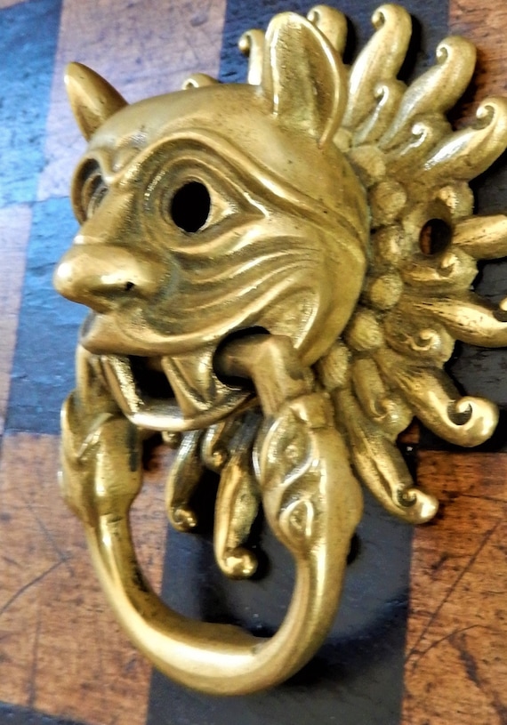 Old Gothic Door Knocker Durham Knocker Church Sanctuary - Etsy UK