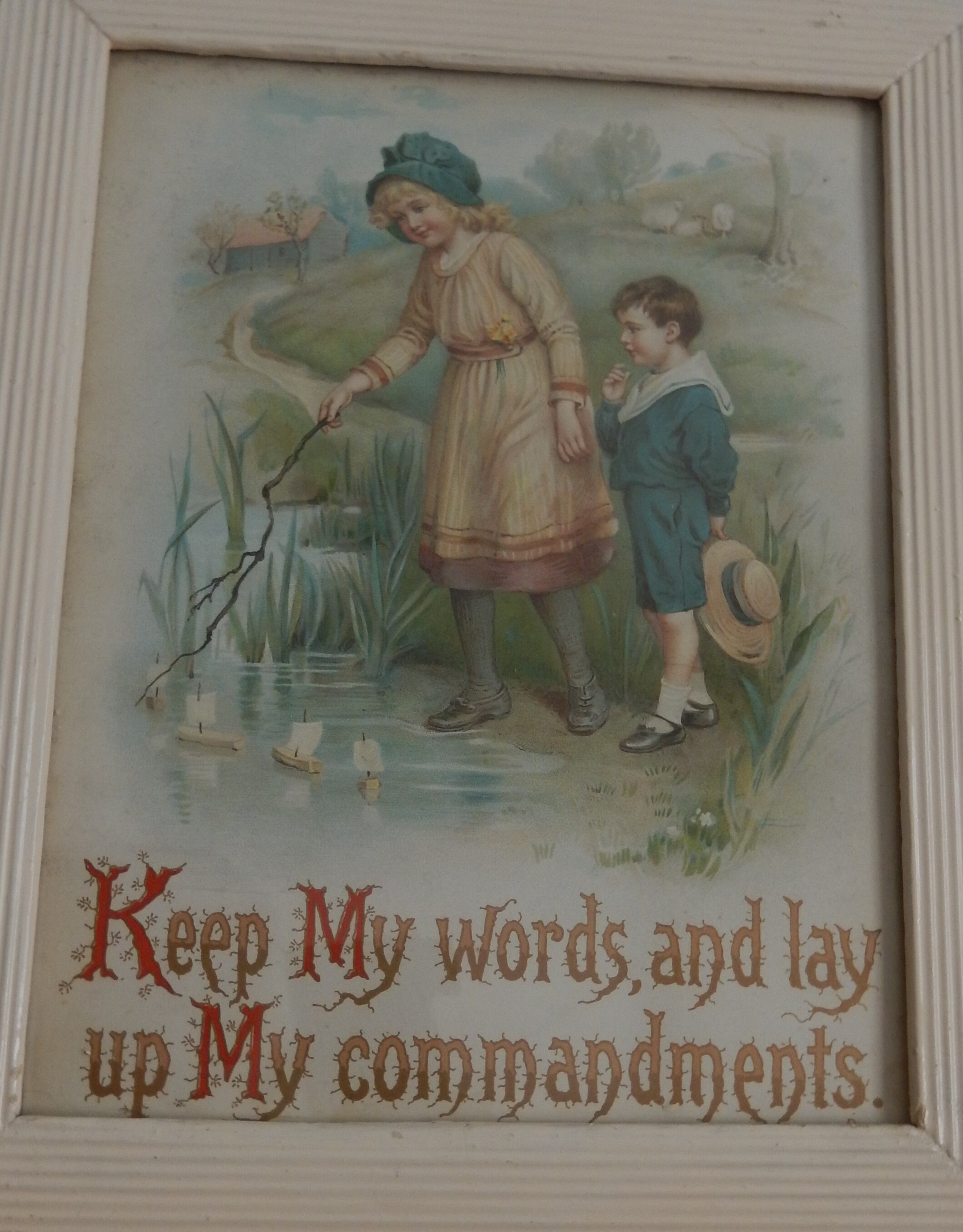 Victorian Motto Biblical Picture Framed Motto Print Church - Etsy UK