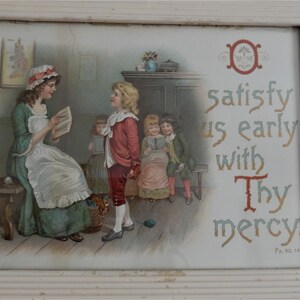 Victorian Motto, Religious Motto, Anique Motto Print, Bible Scripture ...