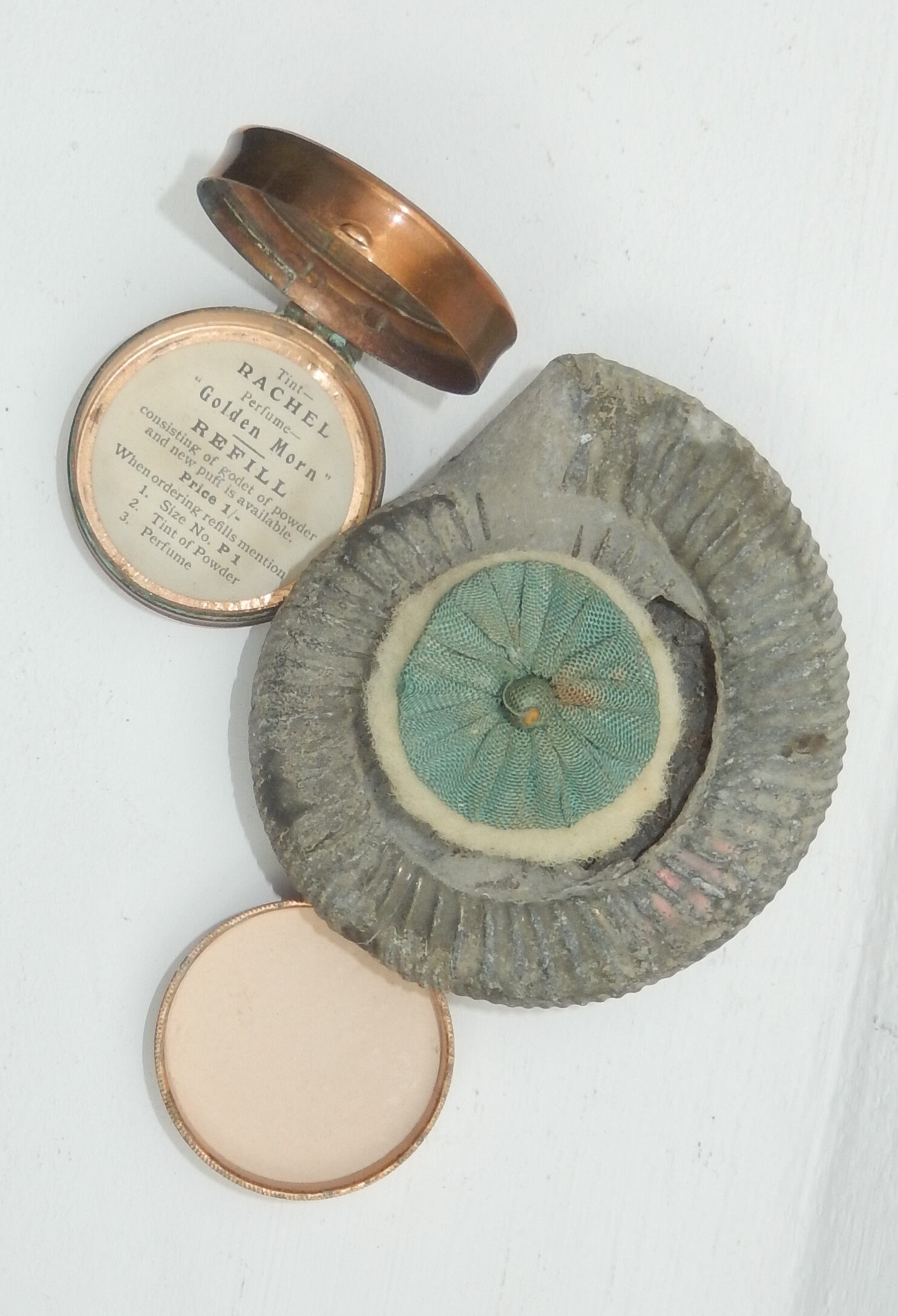 Art Deco Dubarry Powderette Compact. Ladies Make-up Deco Blue | Etsy